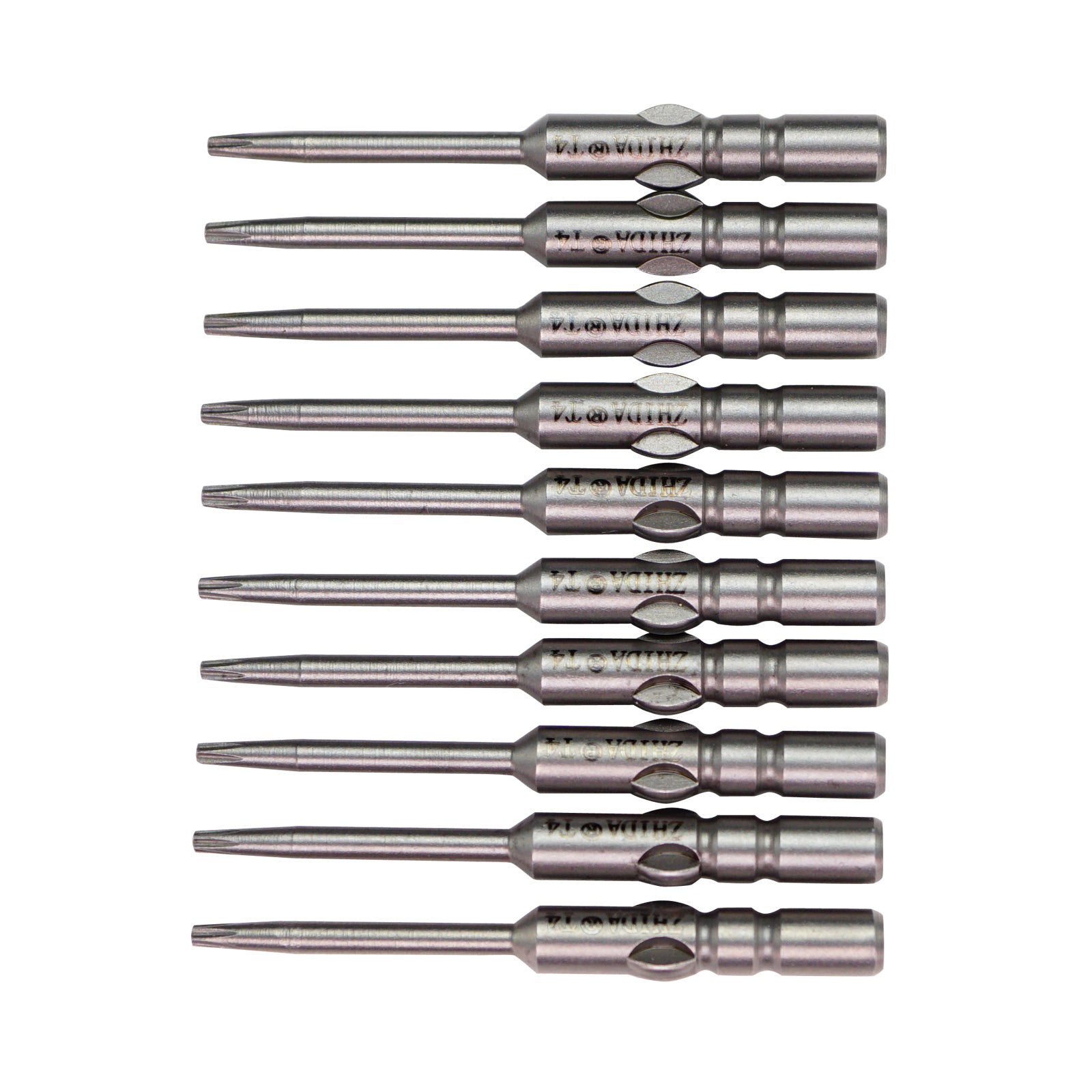ZHIDA 4mm Wing Shank Torx Screwdriver Bits T2,T3,T4,T5,T6,T8,T10,T15,T ...
